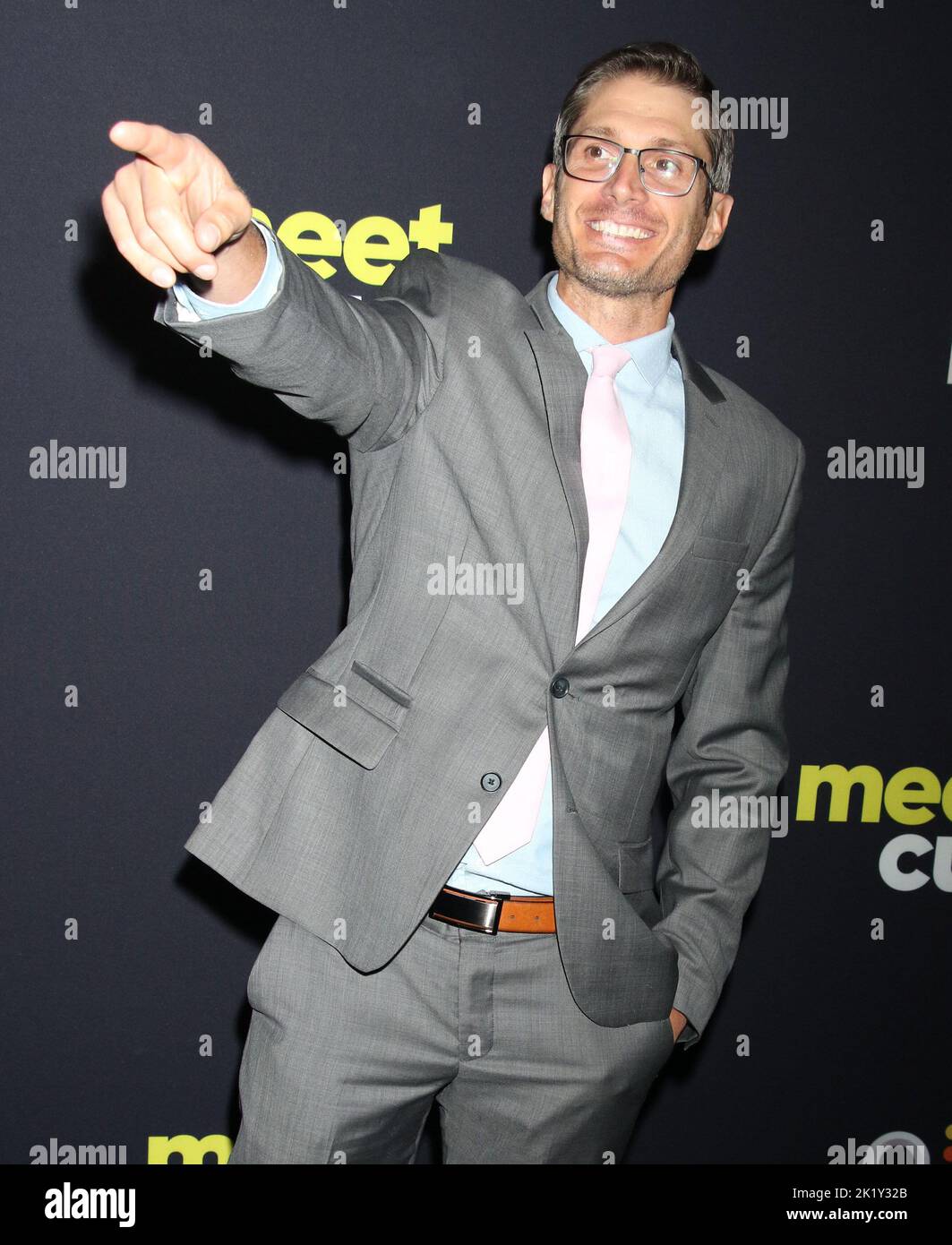 Peacock`s Premiere Of `Meet Cute` at Manhattan West Plaza. -PICTURED: Alex Lehmann -LOCATION ...